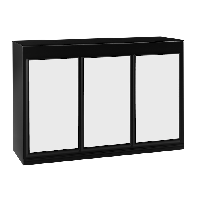 Custom Panel Bar - Black | Social Event Hire