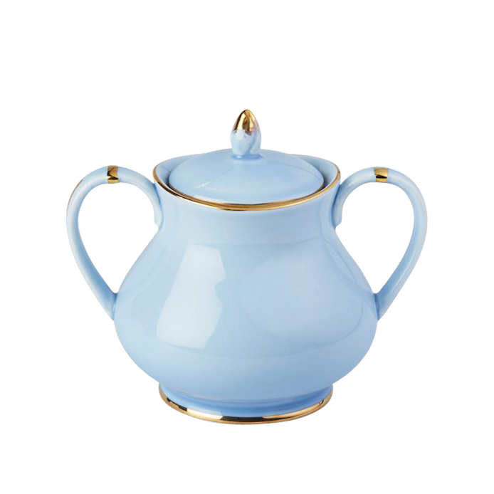 High Tea Sugar Bowl - Blue | Social Event Hire
