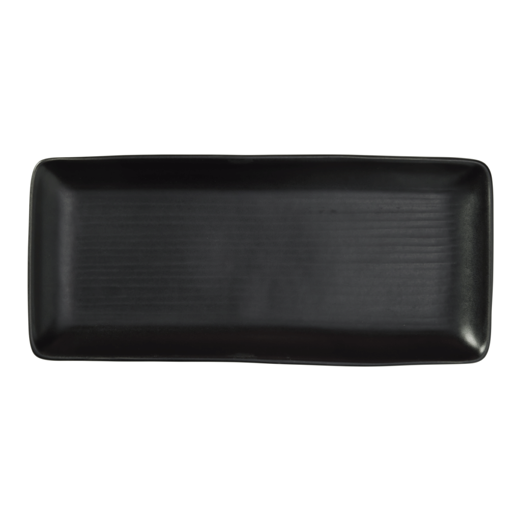 Jet Rectangle Plate Medium | Social Event Hire