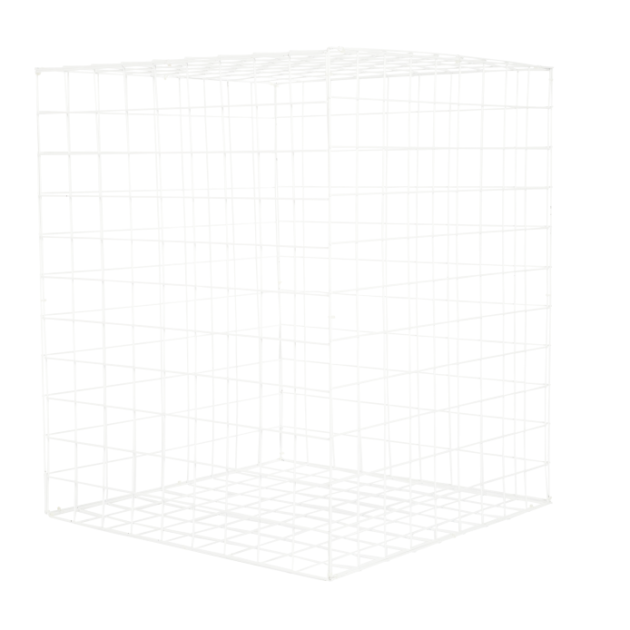 Wire Cube White | Social Event Hire