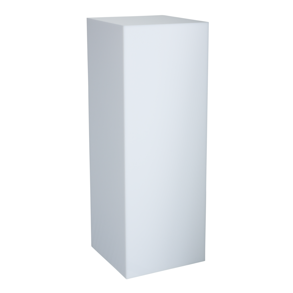 Acrylic Plinth White | Social Event Hire