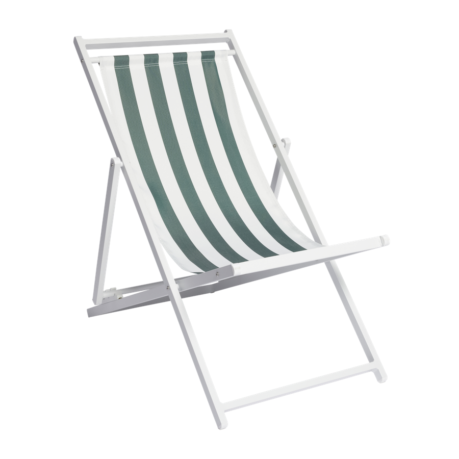 Deck Chair Striped Social Event Hire